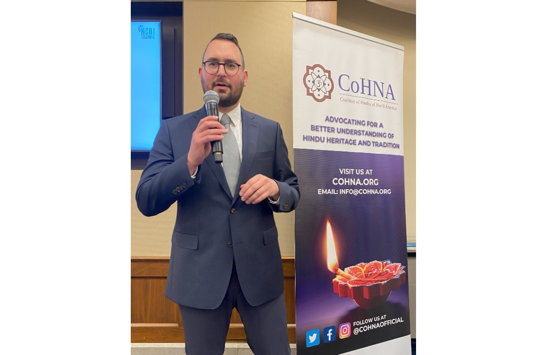 Hinduphobia is a global threat says NCRI research fellow Aaron Gross